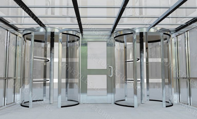 P60 Aluminum and Lexan Full Height Turnstile - TURNSTILES.us