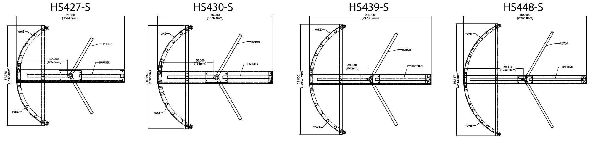 HS400 Series Single Full Height Turnstile - TURNSTILES.us