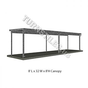 EntraBOX Basic Turnstile Canopy - TURNSTILES.us