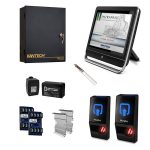 Gooseneck Pedestal with Card Reader Mounting Box - TURNSTILES.us