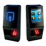 Gooseneck Pedestal with Card Reader Mounting Box - TURNSTILES.us