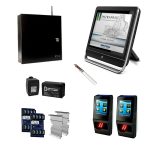 Gooseneck Pedestal with Card Reader Mounting Box - TURNSTILES.us