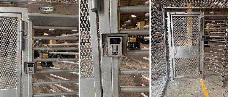 Gooseneck Pedestal with Card Reader Mounting Box - TURNSTILES.us