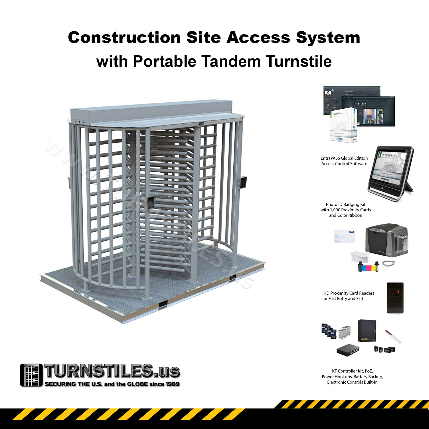 JFK Terminal One w/AECOM Tishman - Portable Turnstiles and Guard ...