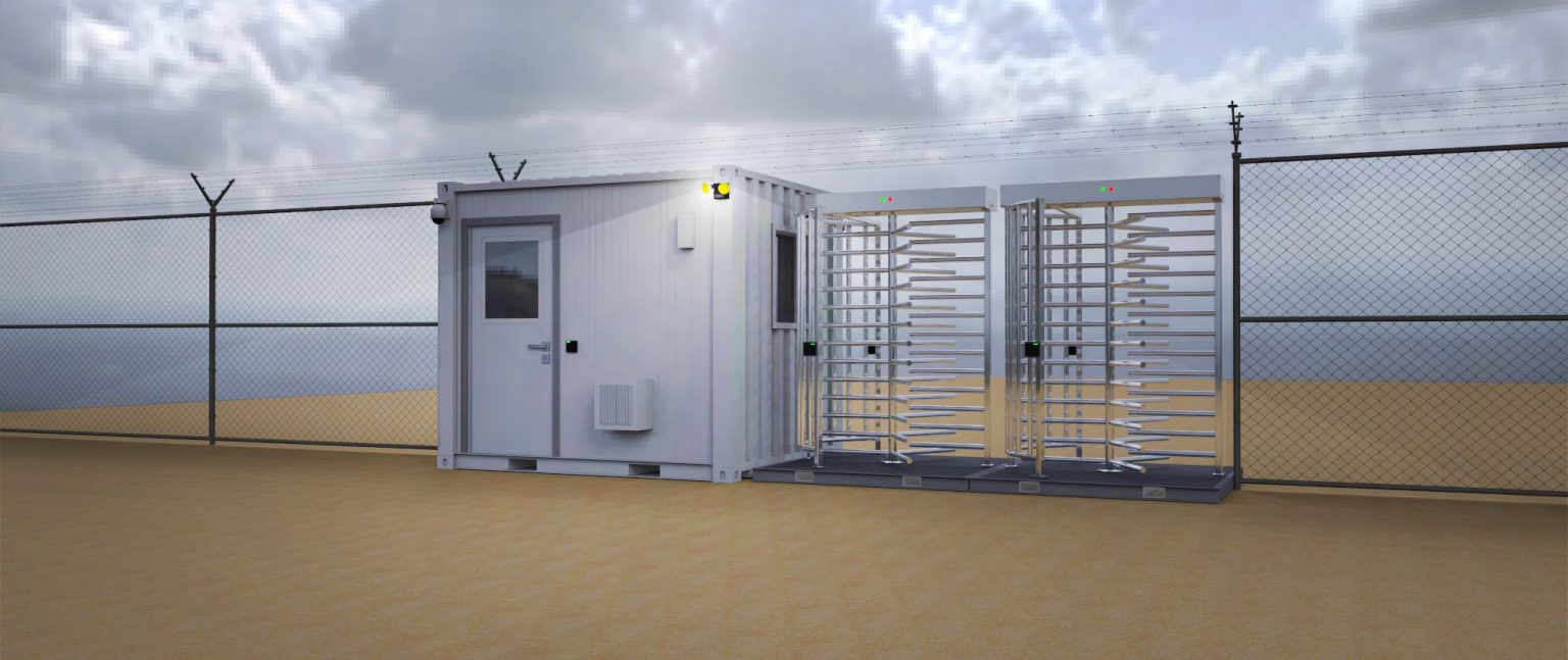 Construction Site Turnstile Rental - TURNSTILES.us