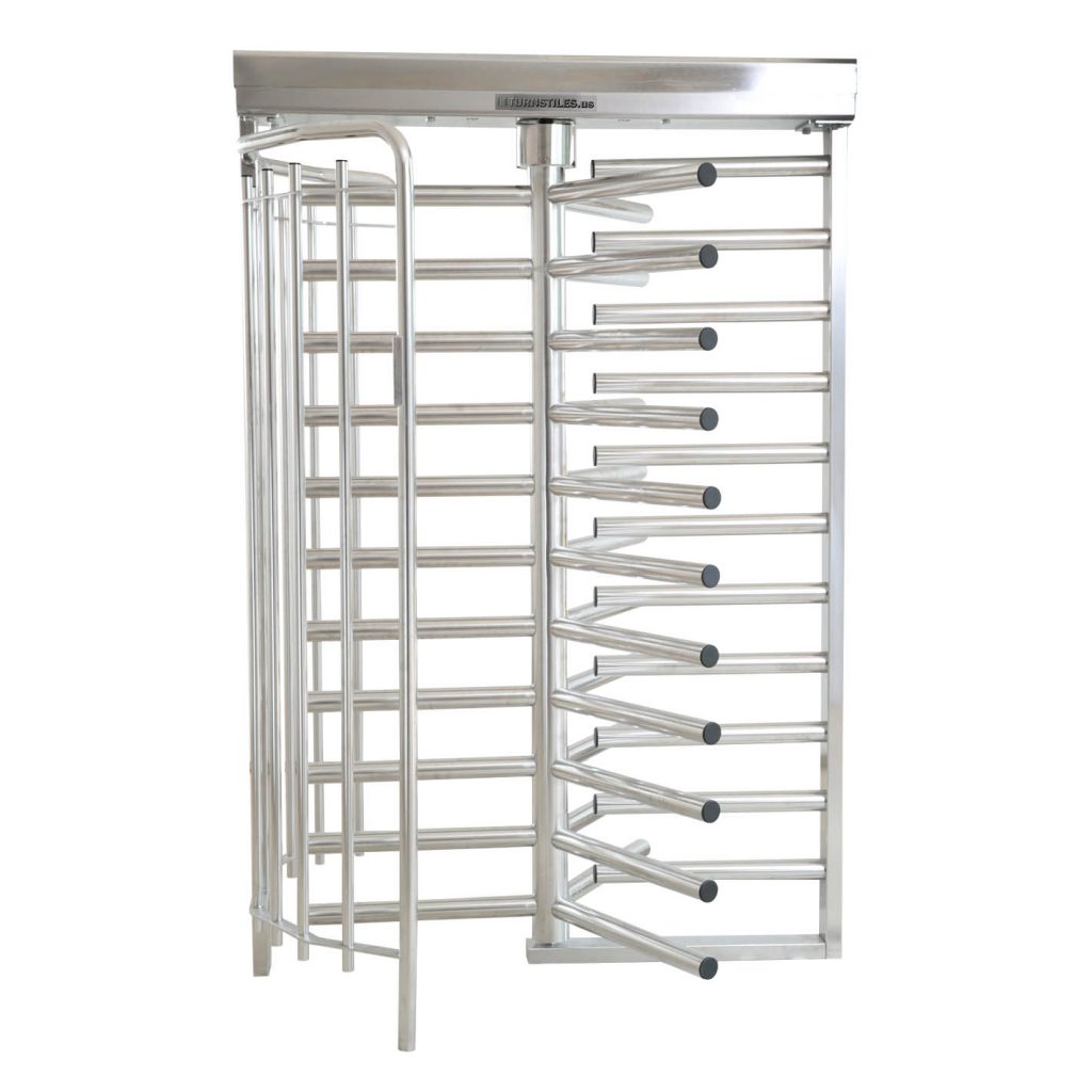 TITAN Full Height Industrial Turnstile Single (3 or 4-Arm) - TURNSTILES.us