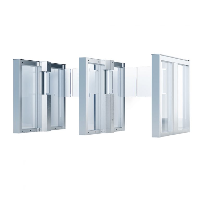SG4 Series Low Glass Optical Speed Gate - TURNSTILES.us