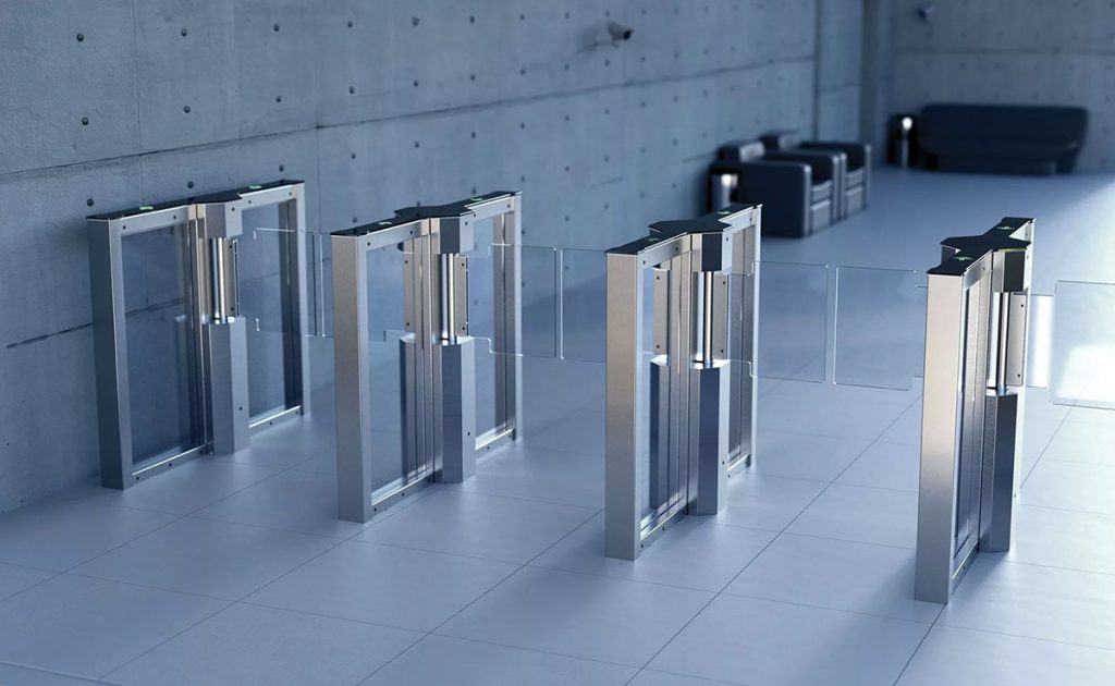 SG2 Series High Glass Optical Speed Gate - TURNSTILES.us