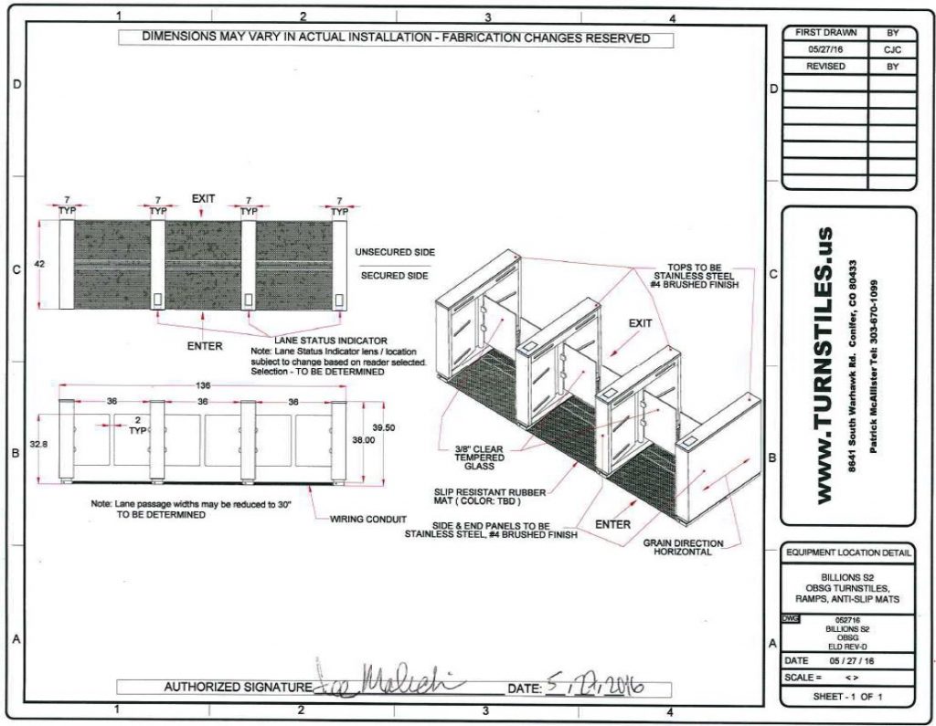 AutoCAD - TURNSTILES.us