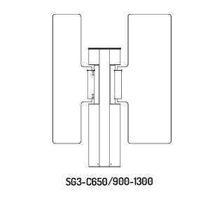 SG3 Series High Glass Optical Speed Gate - TURNSTILES.us