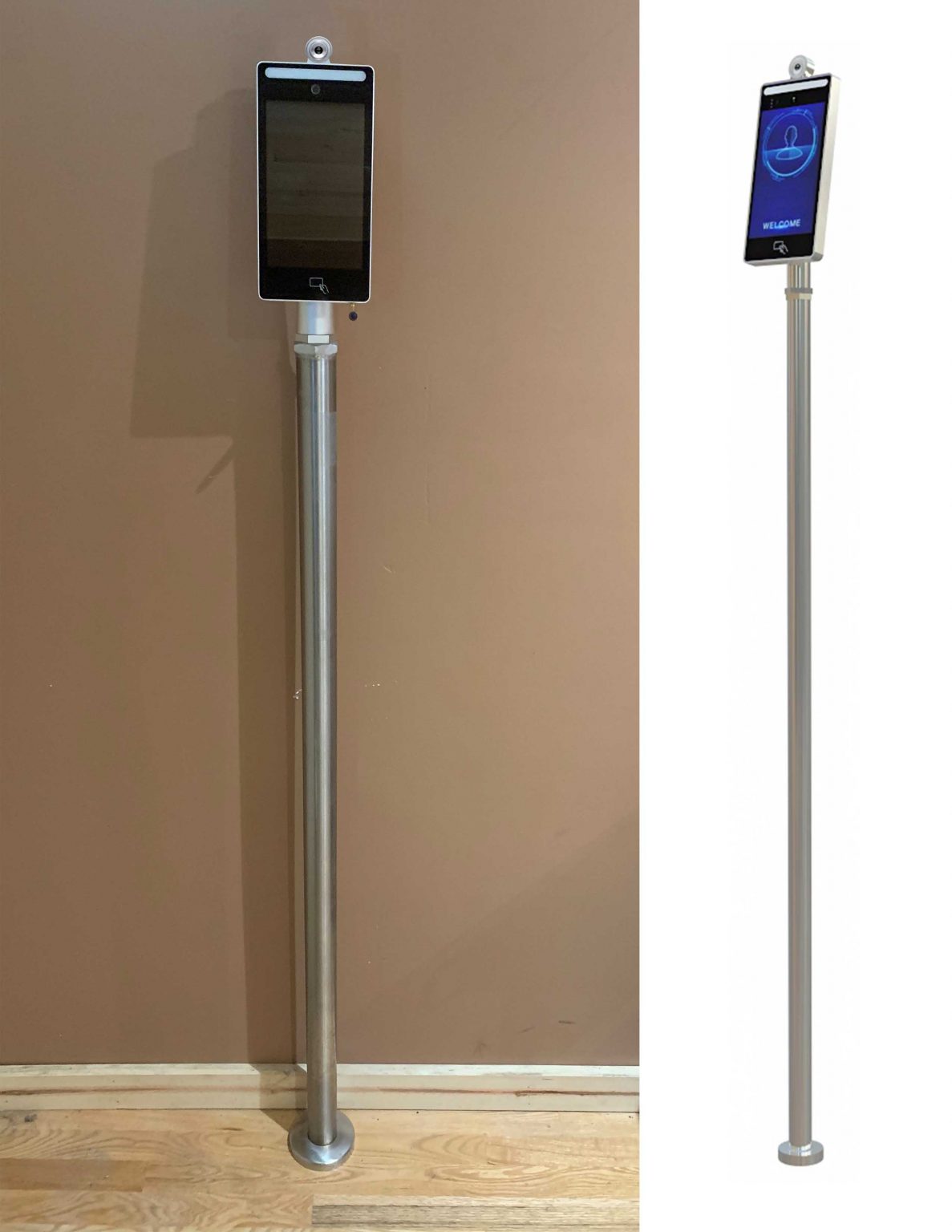 Stainless Steel Post Mounting Kit - TURNSTILES.us