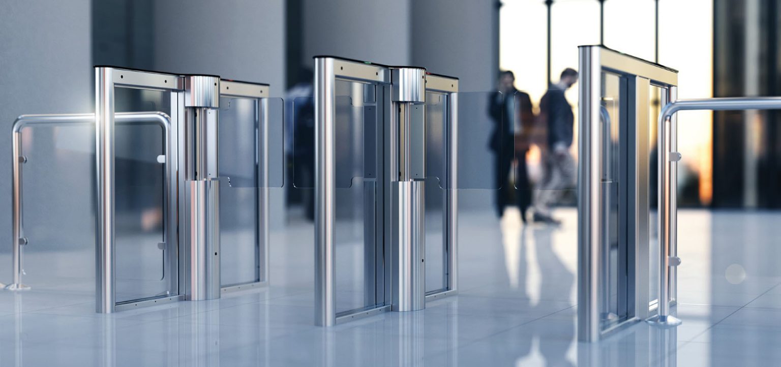 SG3 Series Low Glass Optical Speed Gate - TURNSTILES.us