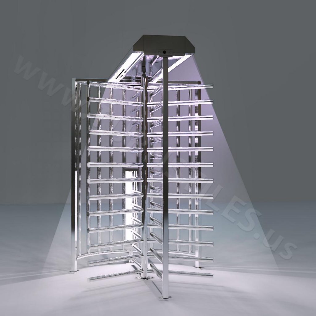UV Light Series Turnstiles and Gates - Germicidal Access Control ...