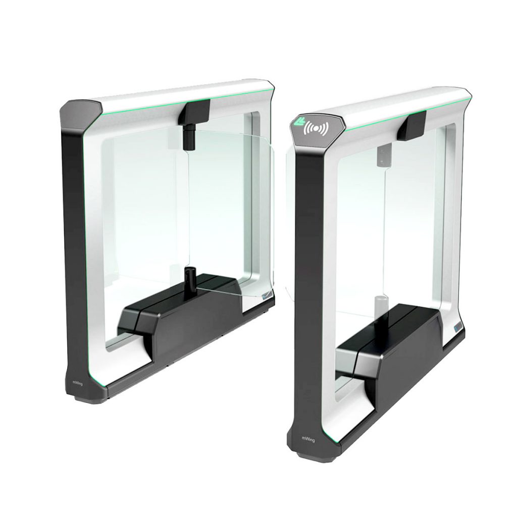 mWing Illuminated Optical Swing Gate - TURNSTILES.us