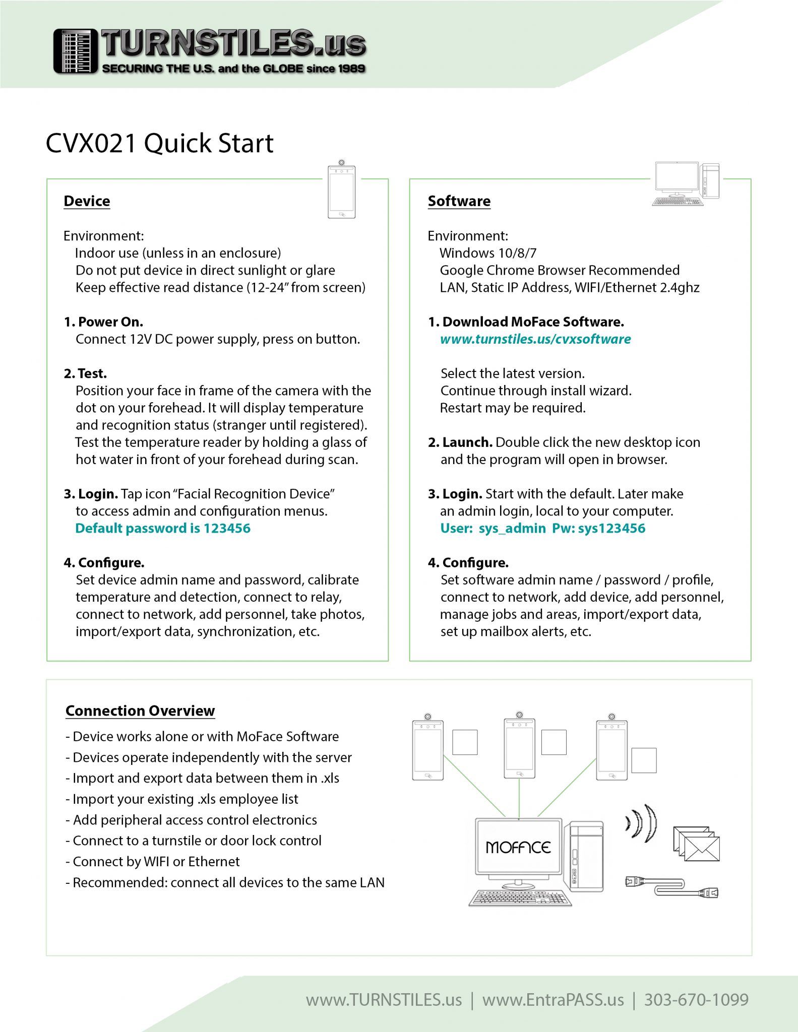 CVX021 Software - TURNSTILES.us