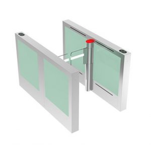 CPW-122Y Chroma Glow Optical Swing Gate Turnstile - TURNSTILES.us