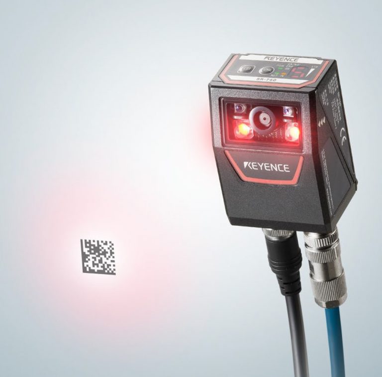 Keyence Ethernet 2d Code Scanner W Accessories Bar Code Qr Data