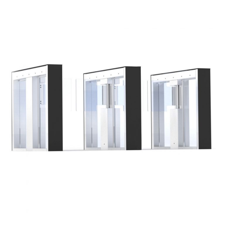 SG4 Series Low Glass Optical Speed Gate - TURNSTILES.us