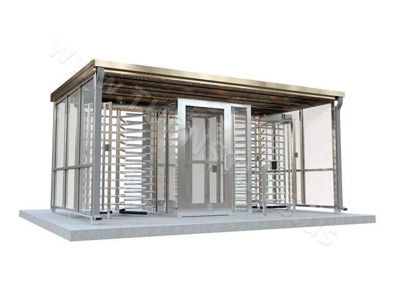 EntraBOX ADA-Compliant Man Trap Security Portal - TURNSTILES.us