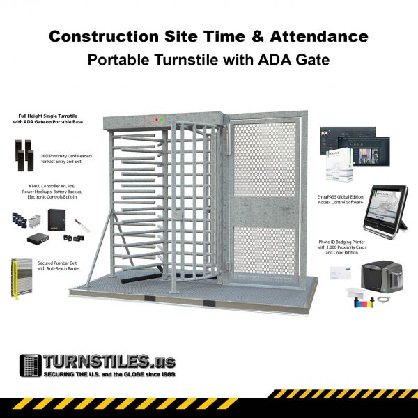 Construction Site Turnstiles - TURNSTILES.us