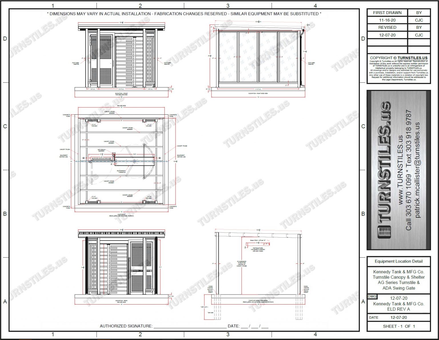 EntraBOX HSE1212 High Security Entrance with Turnstile, Gate and Canopy ...