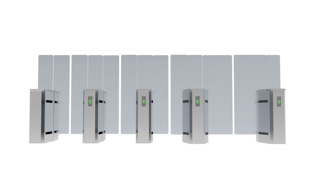 GT Series High Glass Optical Speed Gate - TURNSTILES.us