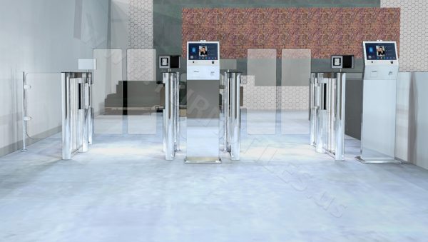 SG3 Series High Glass Optical Speed Gate - TURNSTILES.us