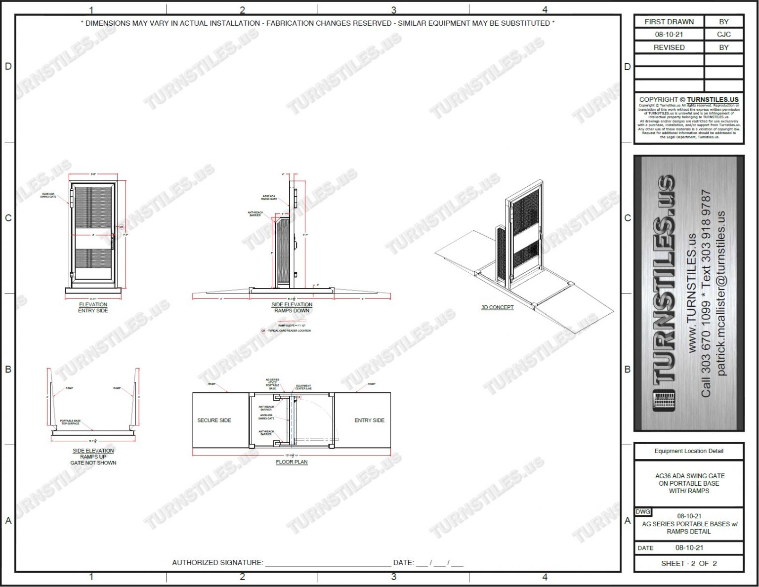 AutoCAD - TURNSTILES.us