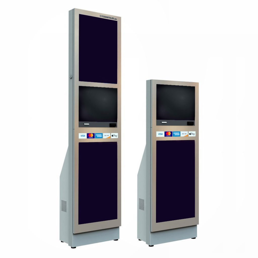LV Series Kiosks with Touch Screen, Ad Display, Credit Card Acceptor ...