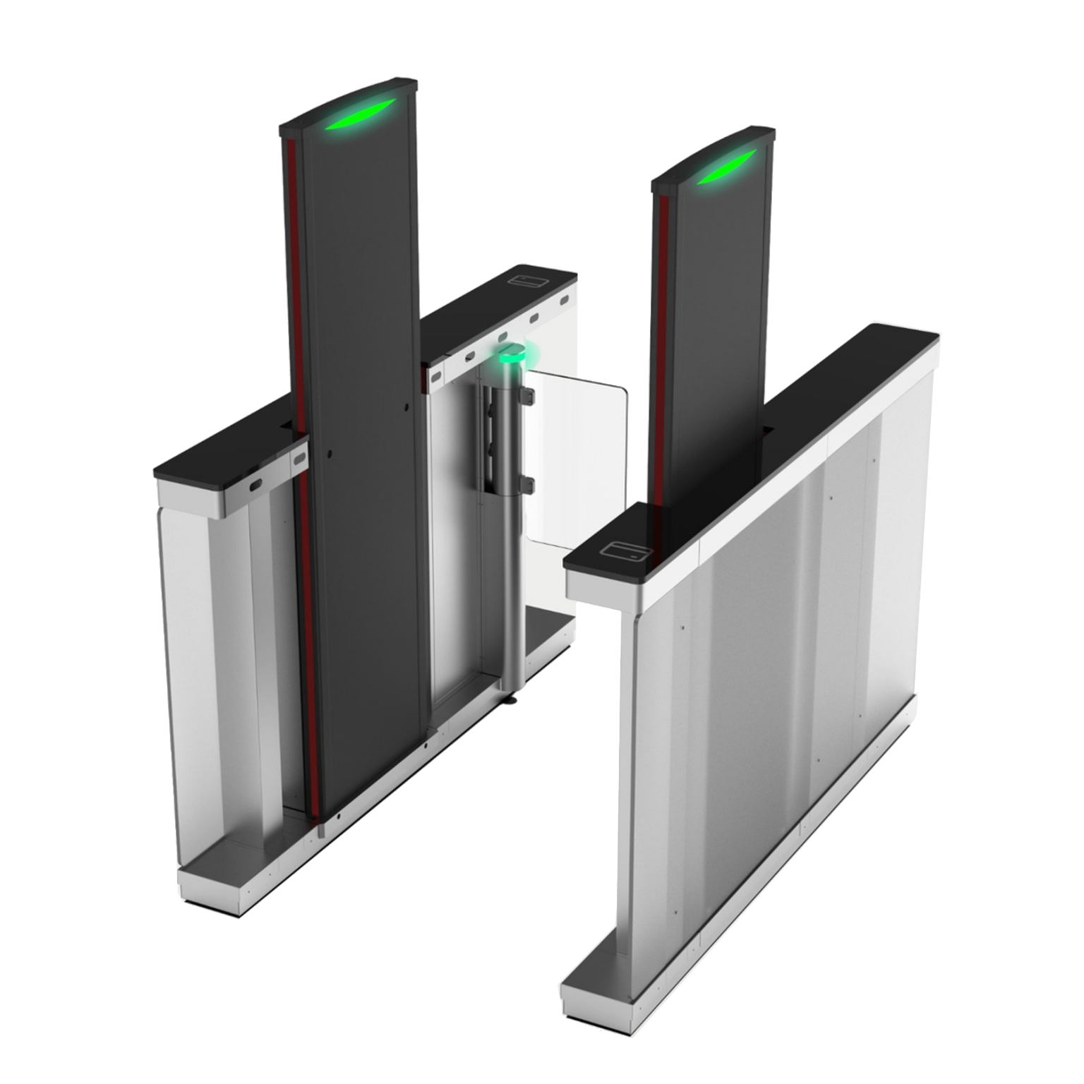 Cronus Optical Turnstile with Metal Detection - TURNSTILES.us