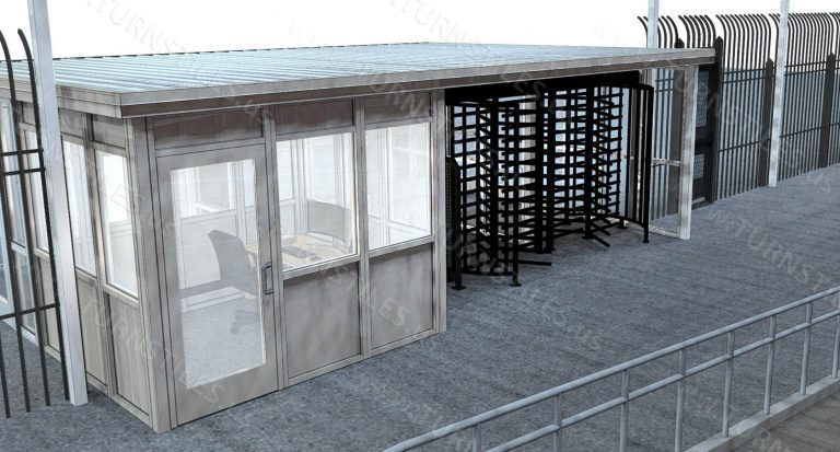 EntraBOX HSE1826 High Security Entrance with Turnstiles, Gate and ...