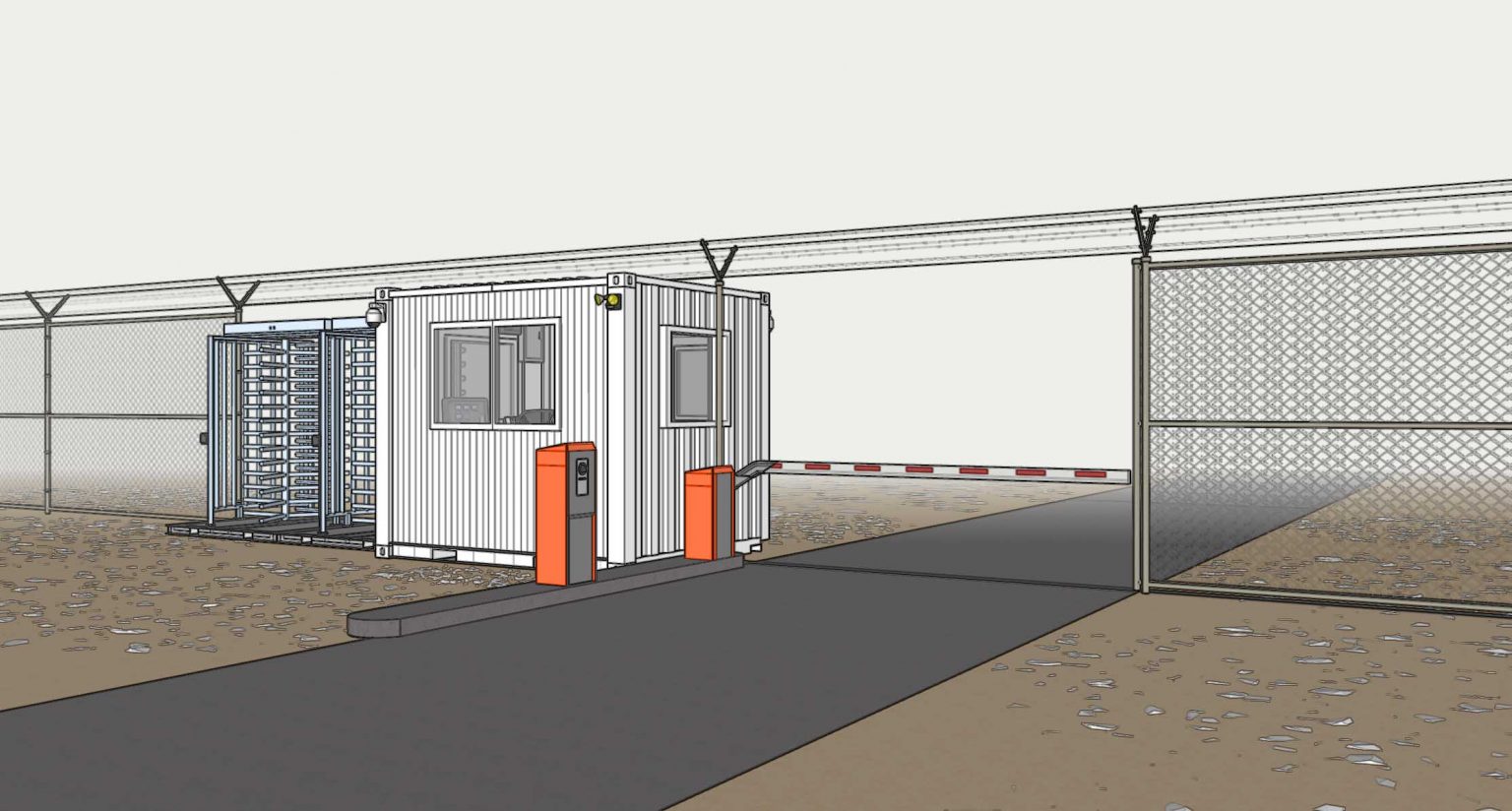 Construction Site Turnstile Rental - TURNSTILES.us