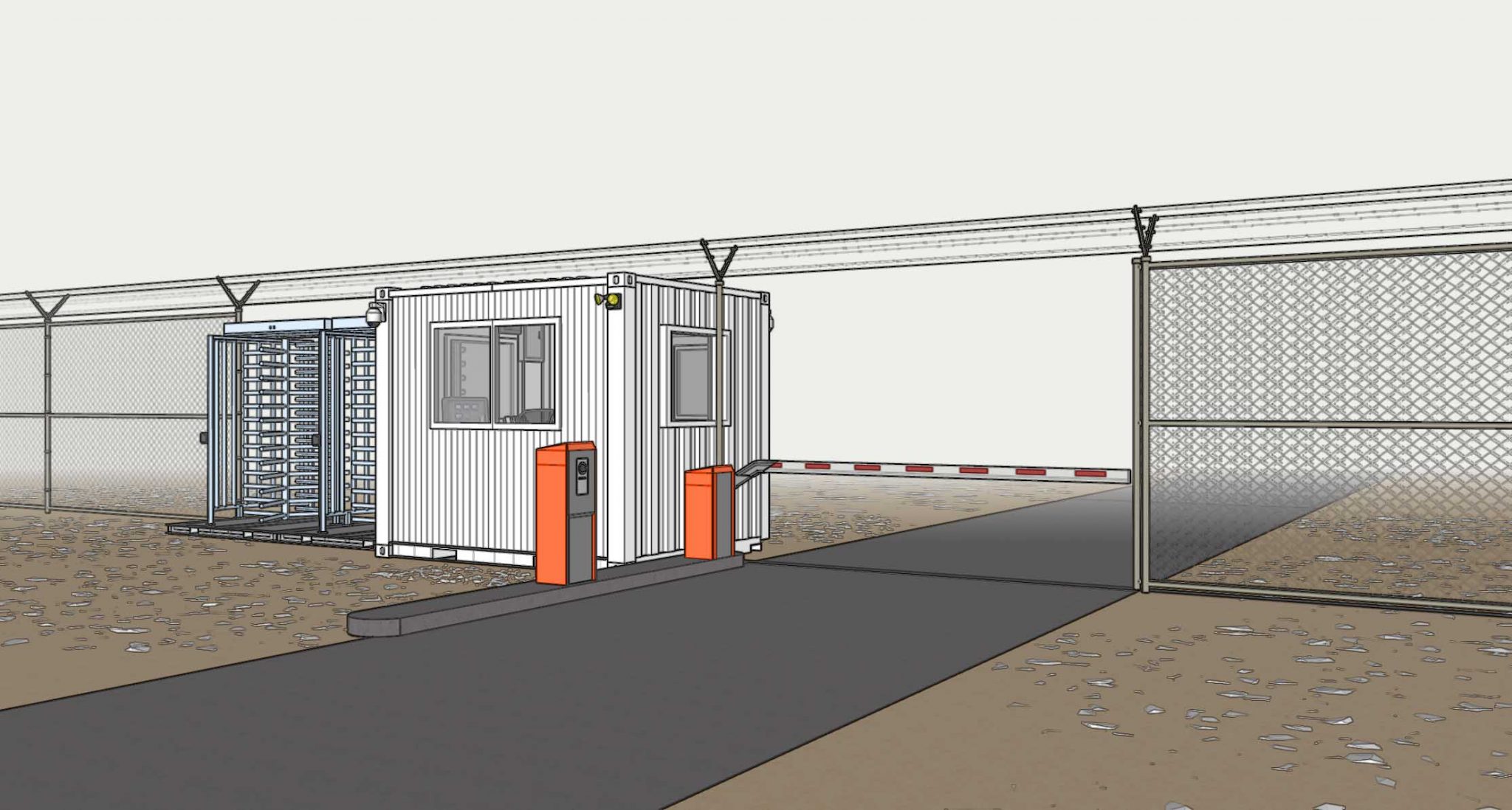 Construction Site Turnstile Rental - TURNSTILES.us