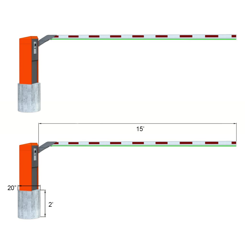 Traffic Access Pro-L Vehicle Barrier - TURNSTILES.us