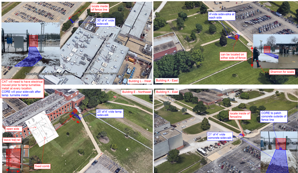 Caterpillar w/CORE - Mossville, IL - TURNSTILES.us