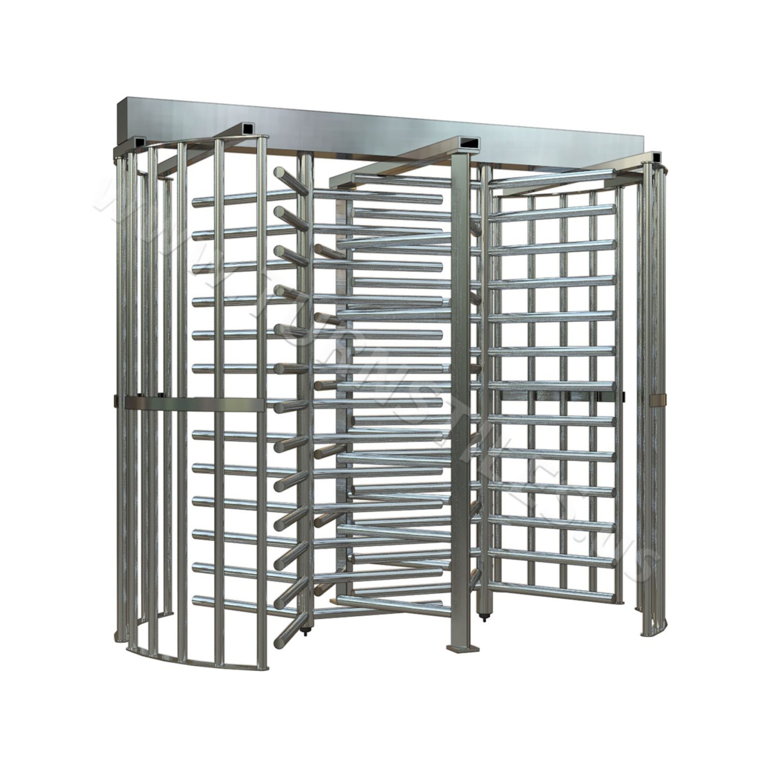 HS400 Series Tandem Full Height Turnstile - TURNSTILES.us