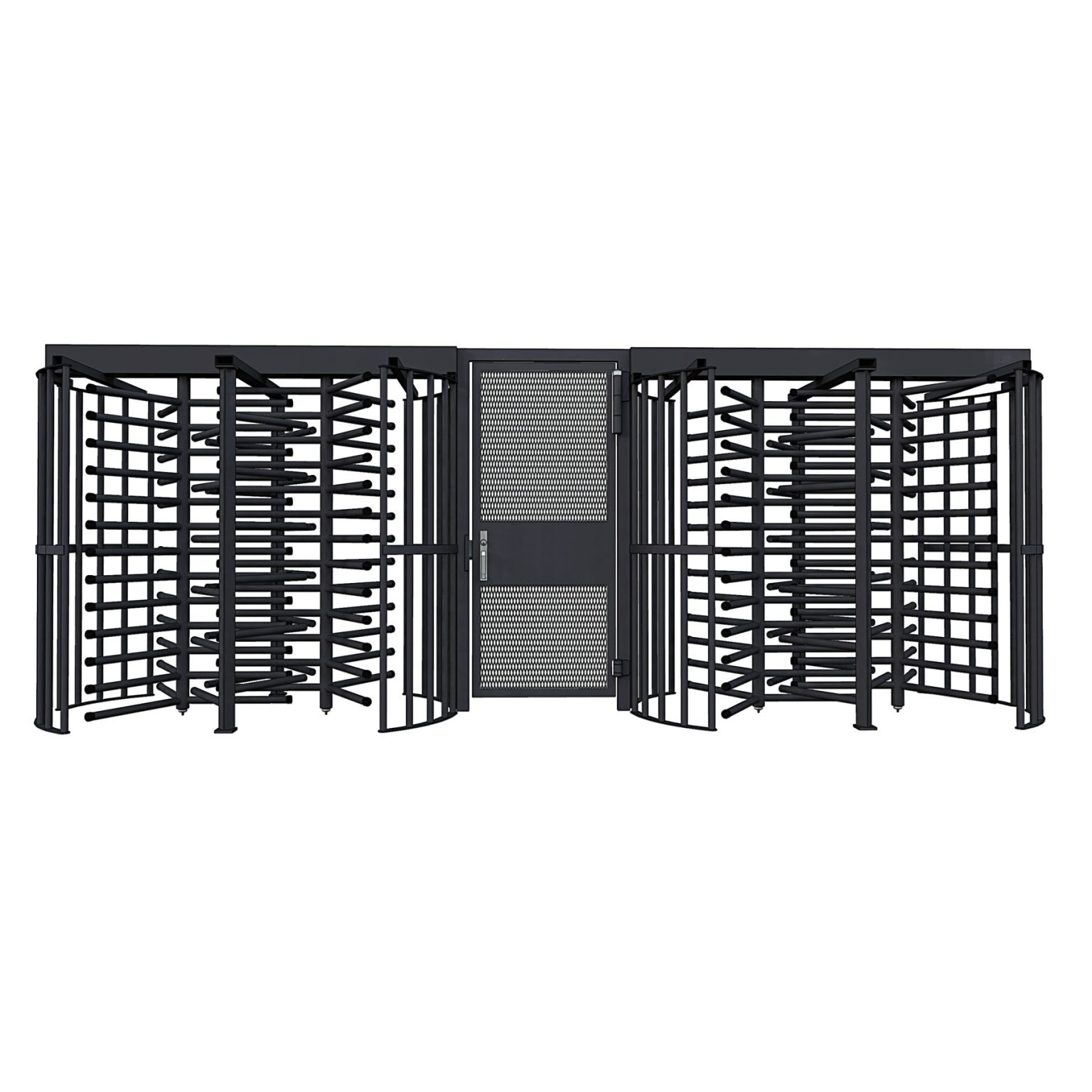 Gooseneck Pedestal with Card Reader Mounting Box - TURNSTILES.us