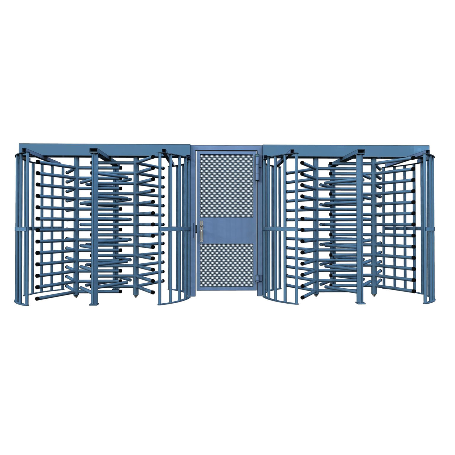 CA5 Full Height Tandem Turnstile and ADA Gate Combo, Powder Coated ...