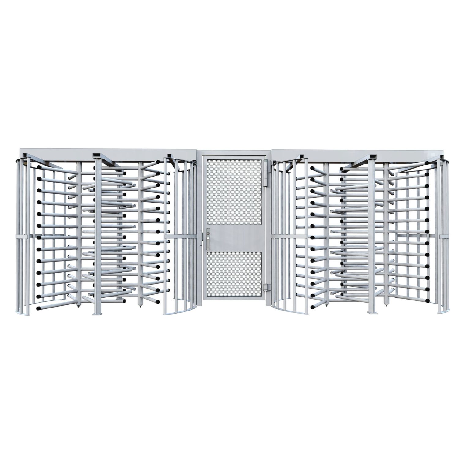 CA5 Full Height Tandem Turnstile and ADA Gate Combo, Powder Coated ...