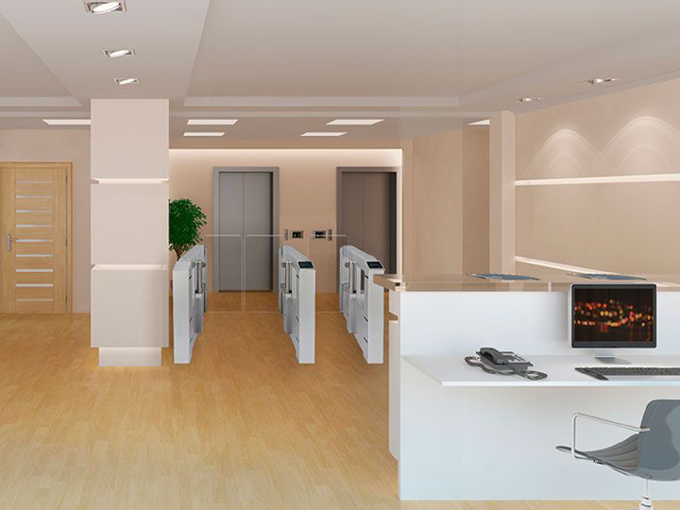 IS-9900 In-Stile Series Customizable Optical Barrier Turnstiles ...