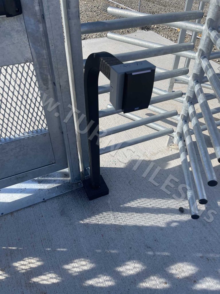 Three Full-Height Turnstiles and ADA Gate with Access Control - Used ...