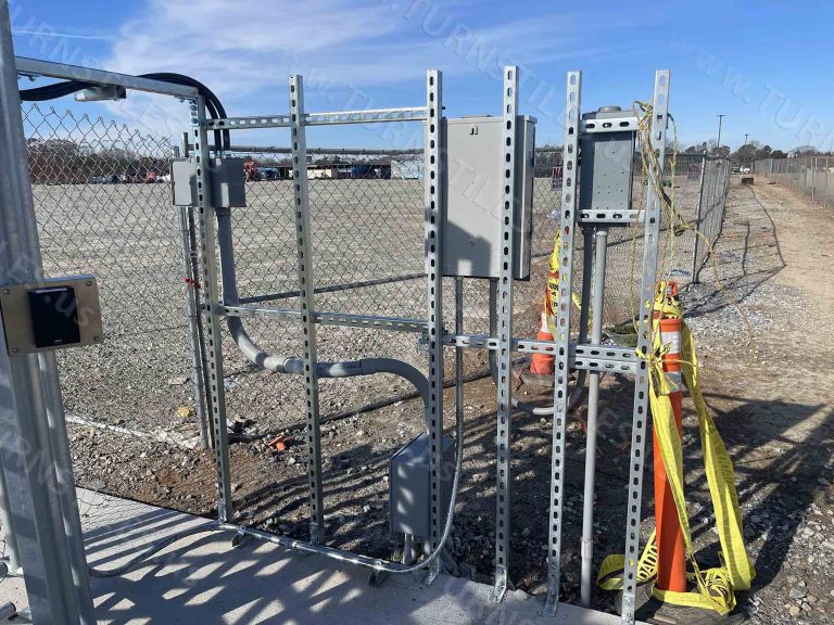 Three Full-Height Turnstiles and ADA Gate with Access Control - Used ...