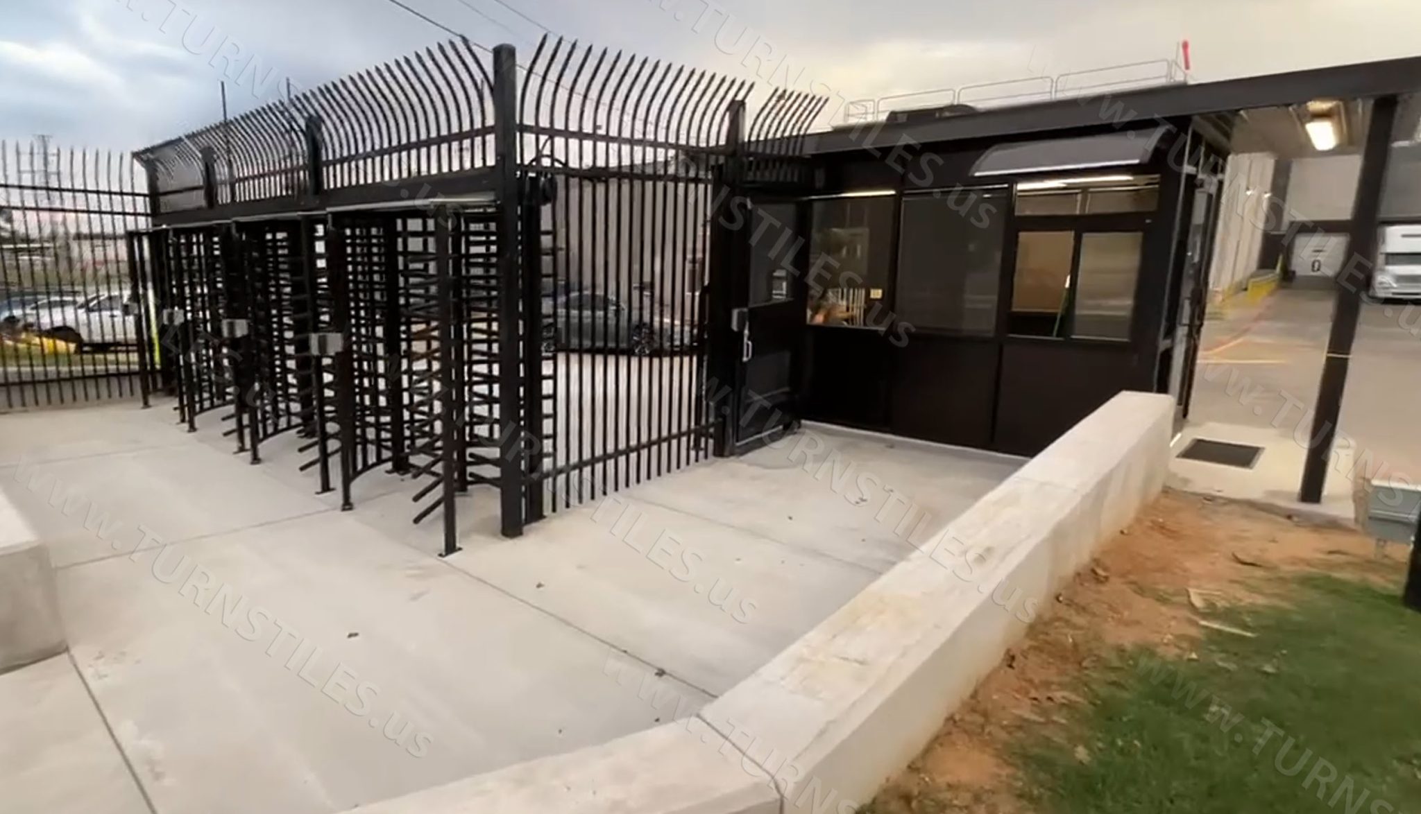 Anti-Climb Over Shield - TURNSTILES.us