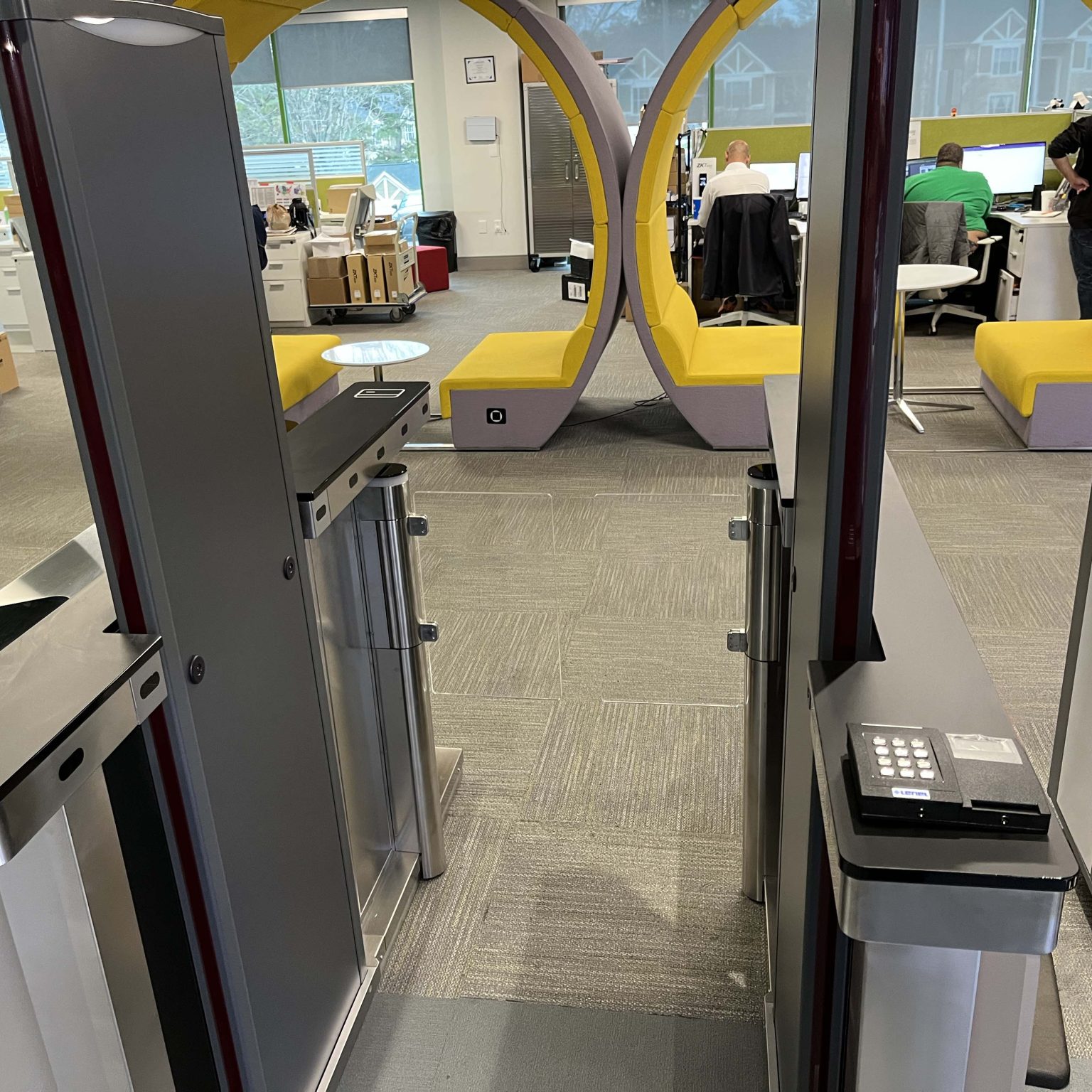 Cronus Optical Turnstile with Metal Detection - TURNSTILES.us