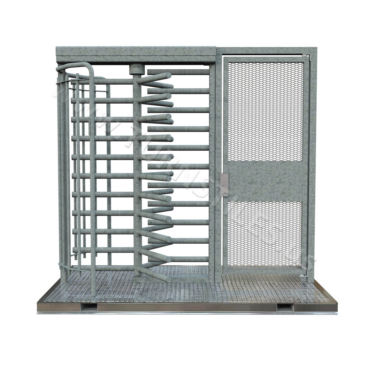 TITAN-PSG Portable Single Turnstile and Gate - TURNSTILES.us