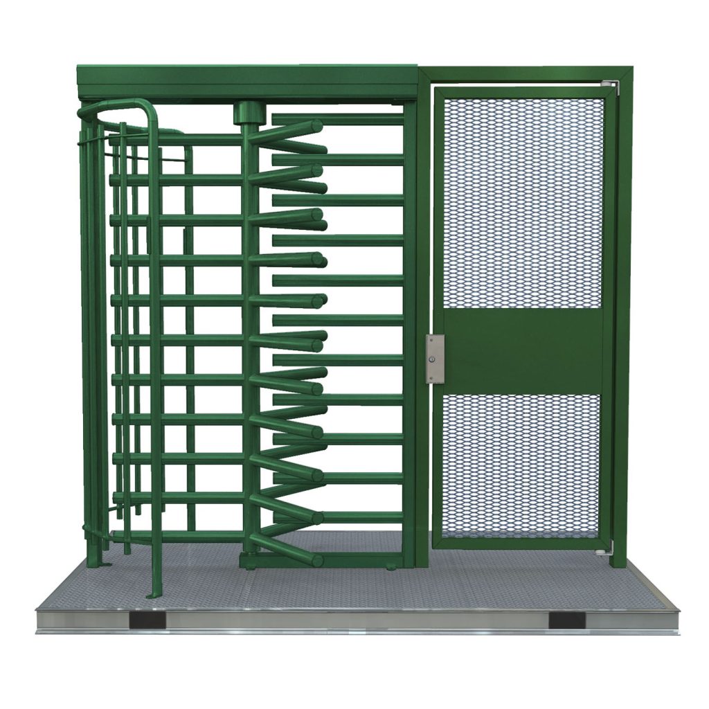 TITAN-PSG Portable Single Turnstile and Gate - TURNSTILES.us