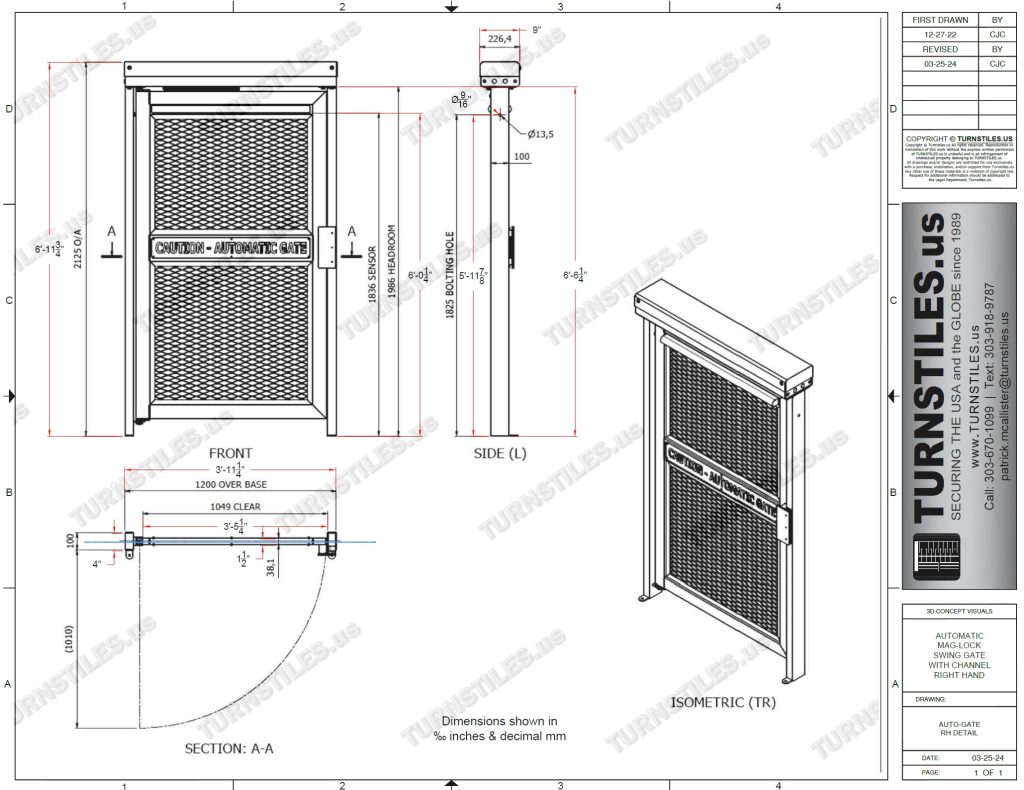 JCB w/ZKTeco - Pooler, GA - TURNSTILES.us