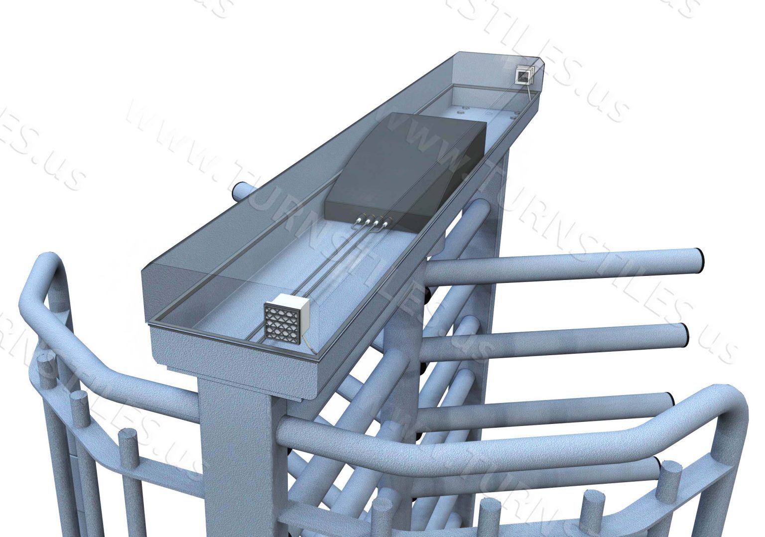 Marine Grade Full Height Turnstiles - TURNSTILES.us