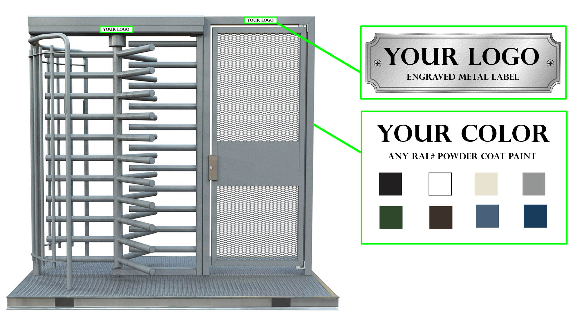 Custom Branding - TURNSTILES.us