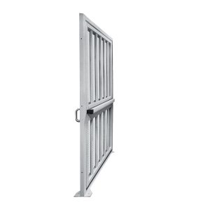 HTG-M Full-Height ADA Gate w/ Mesh and Vertical Bars - TURNSTILES.us